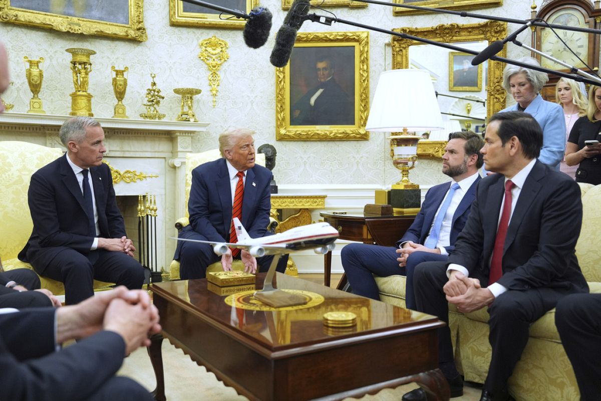 À Washington, première rencontre tendue entre Mark Carney et Donald ...