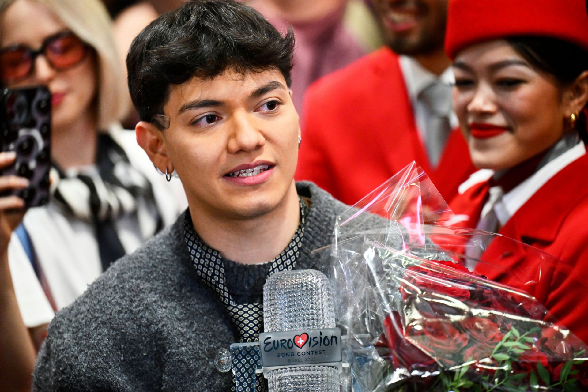 Fotoğraflarla: Avusturya Eurovision zaferinin ardından JJ'yi coşkuyla karşıladı | Euronews