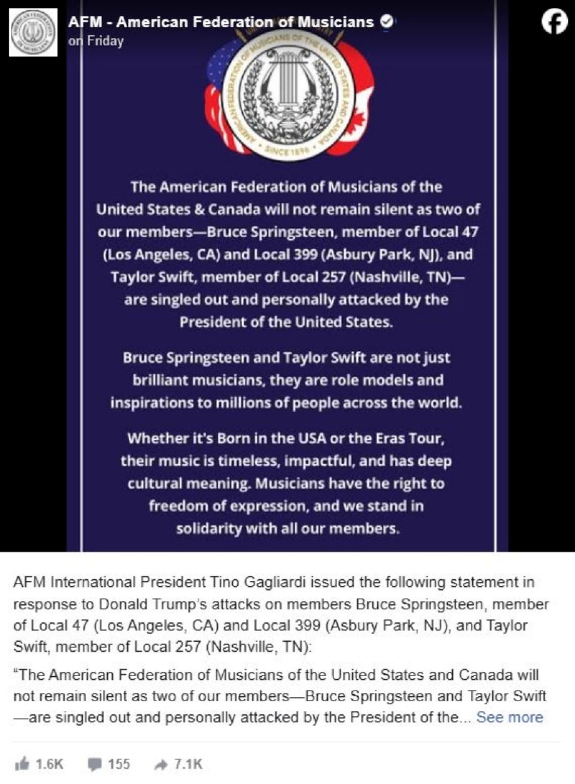 Trump shares fake clip of him hitting Bruce Springsteen with golf ball ...