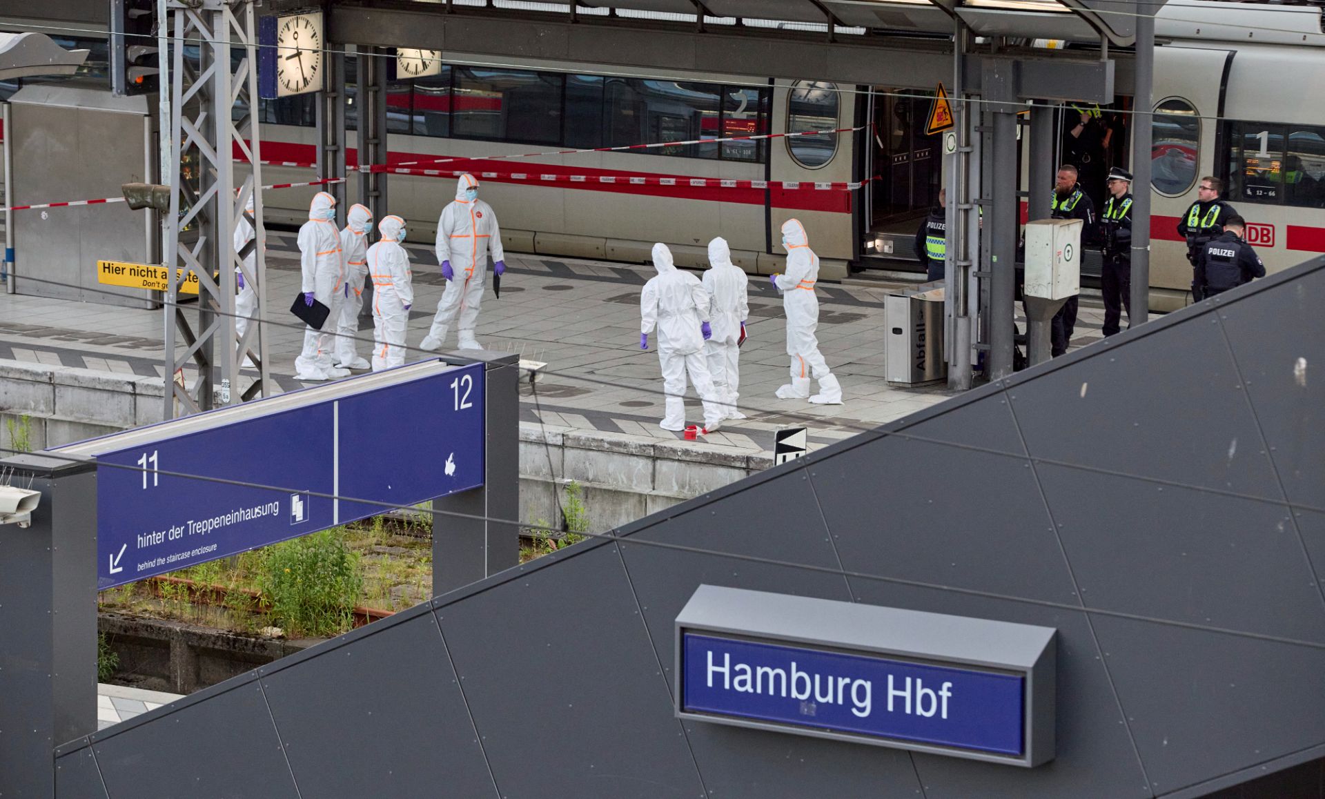 Woman arrested after 18 people injured in knife attack at Hamburg train ...