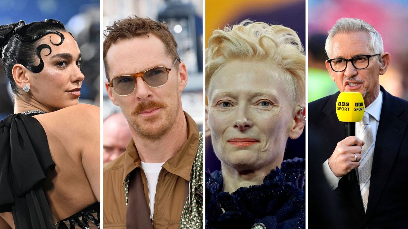 Dua Lipa and Benedict Cumberbatch lead group urging Keir Starmer to ...