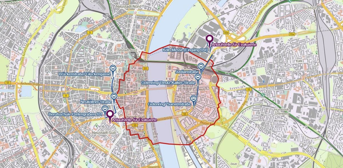 Around 20,000 evacuated in Cologne after discovery of unexploded WWII ...