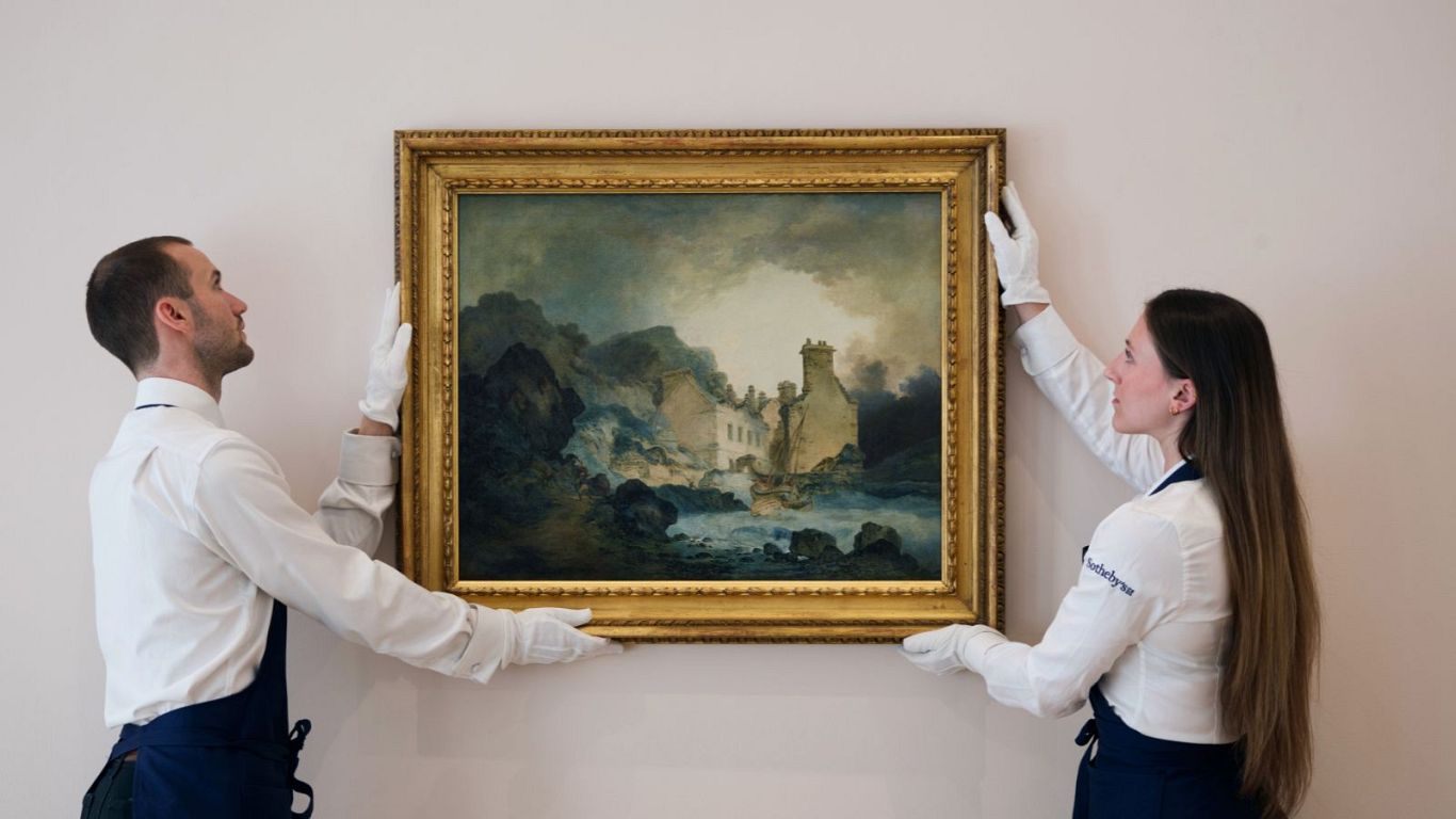 Turner's earliest exhibited oil painting is up for auction after ...
