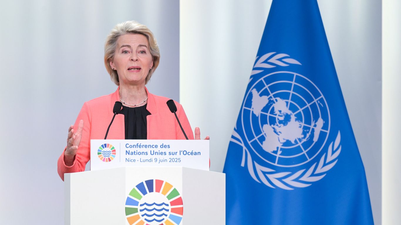 European Commission chief von der Leyen unveils EU ocean pact at UN ...