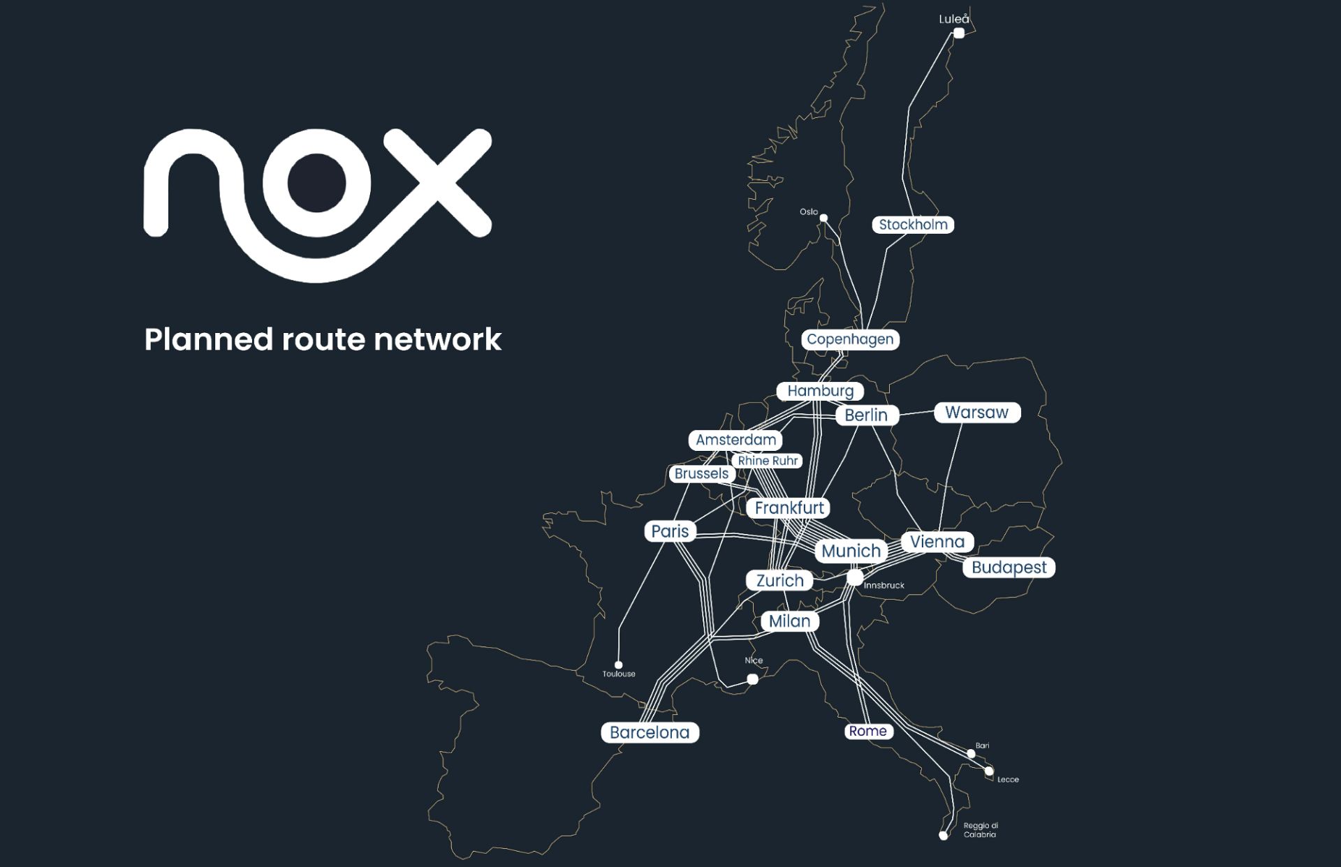 This new night train is promising travel to 100 European cities for ...