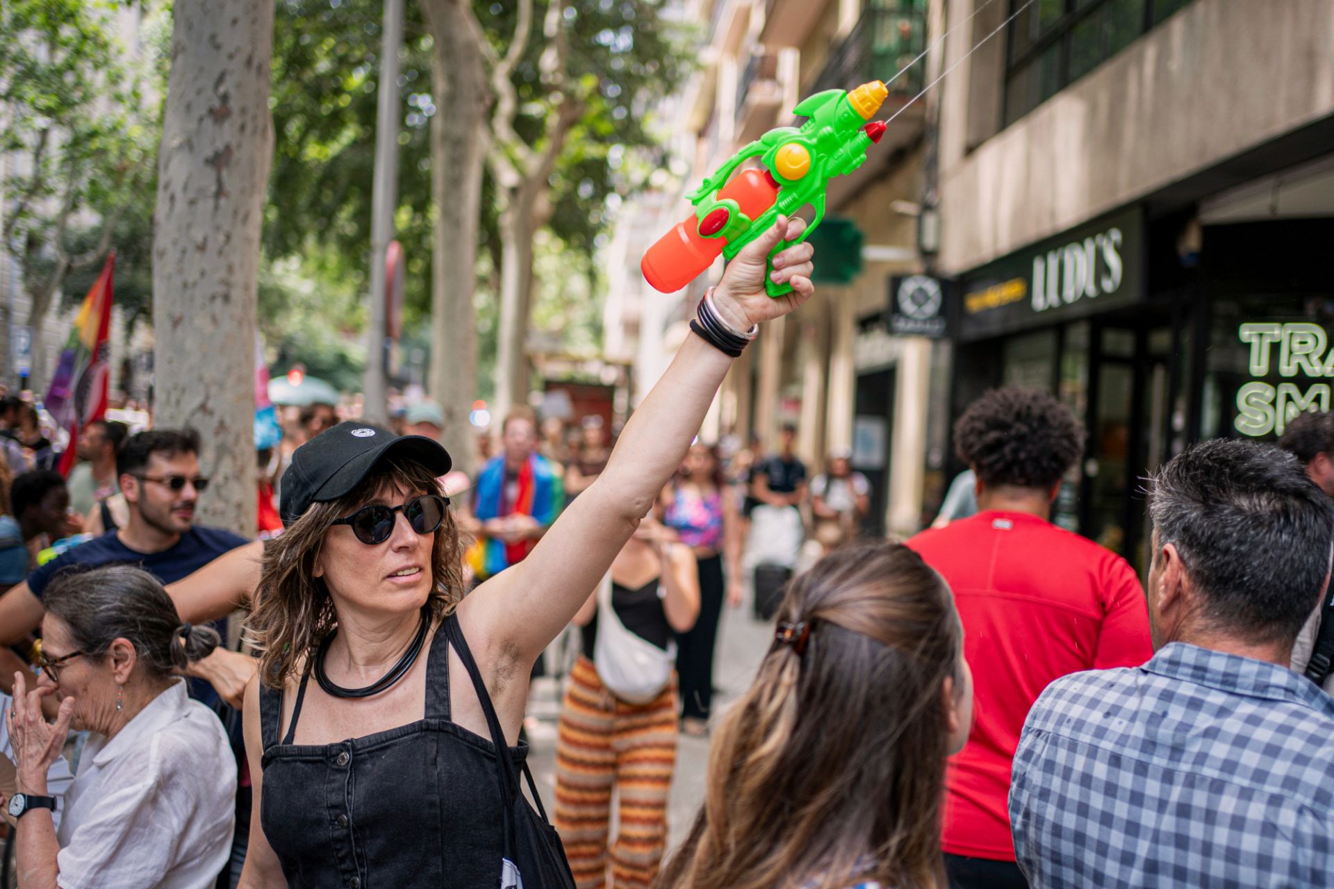 How the water gun has become a symbol for Barcelona residents 'fed up ...