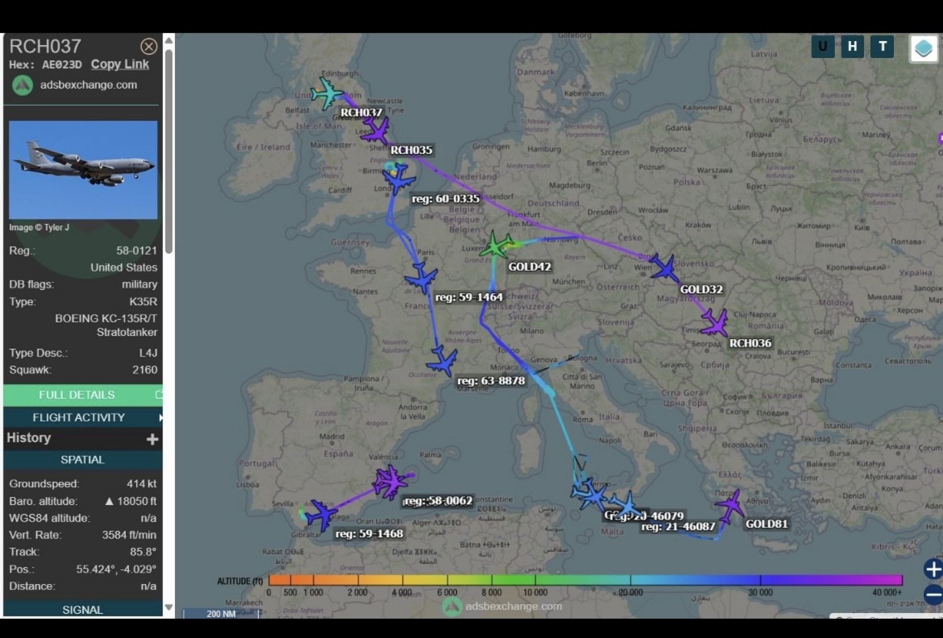 Intense military aircraft movement signals rapid build-up of US ...