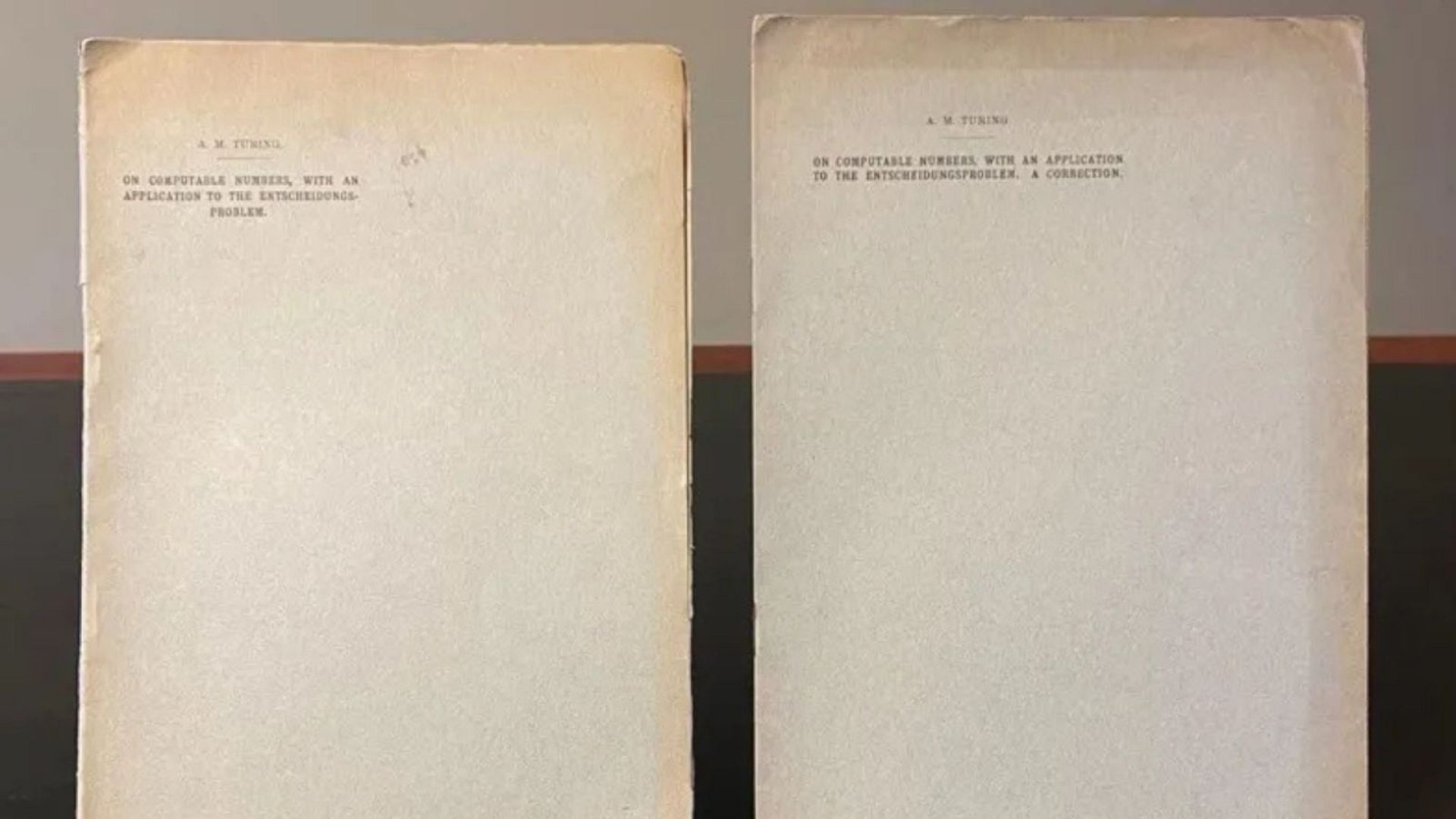 All'asta nel Regno Unito l'archivio personale di Alan Turing, il ...