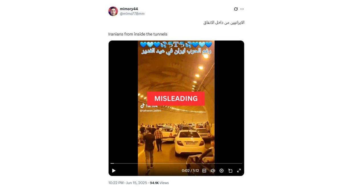 How out-of-context videos mislead social media users on the Israel-Iran ...