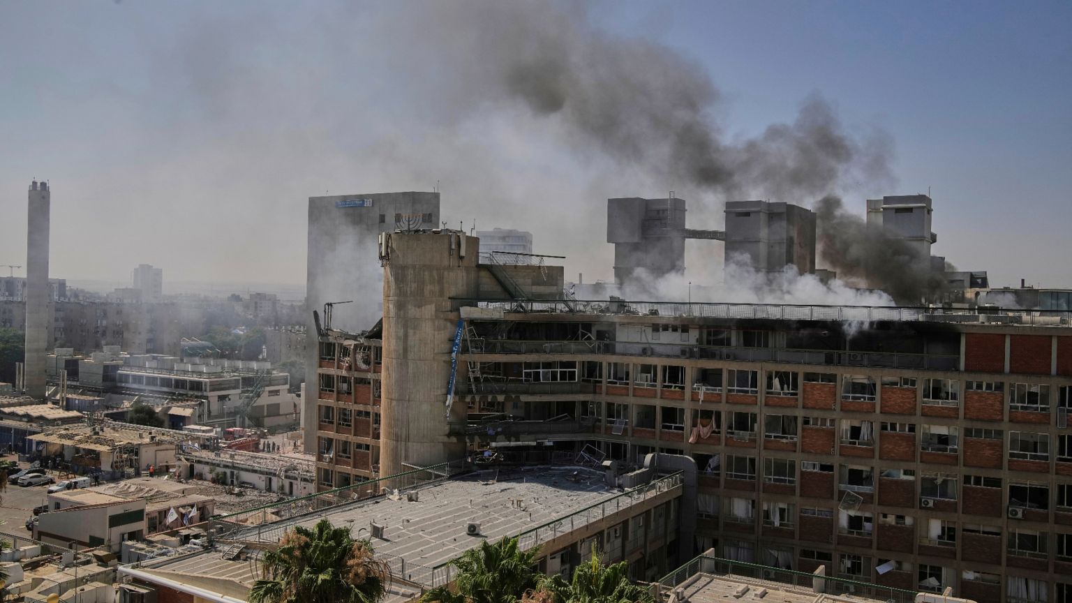 Iranian missiles hit southern Israel's largest hospital, injuring ...