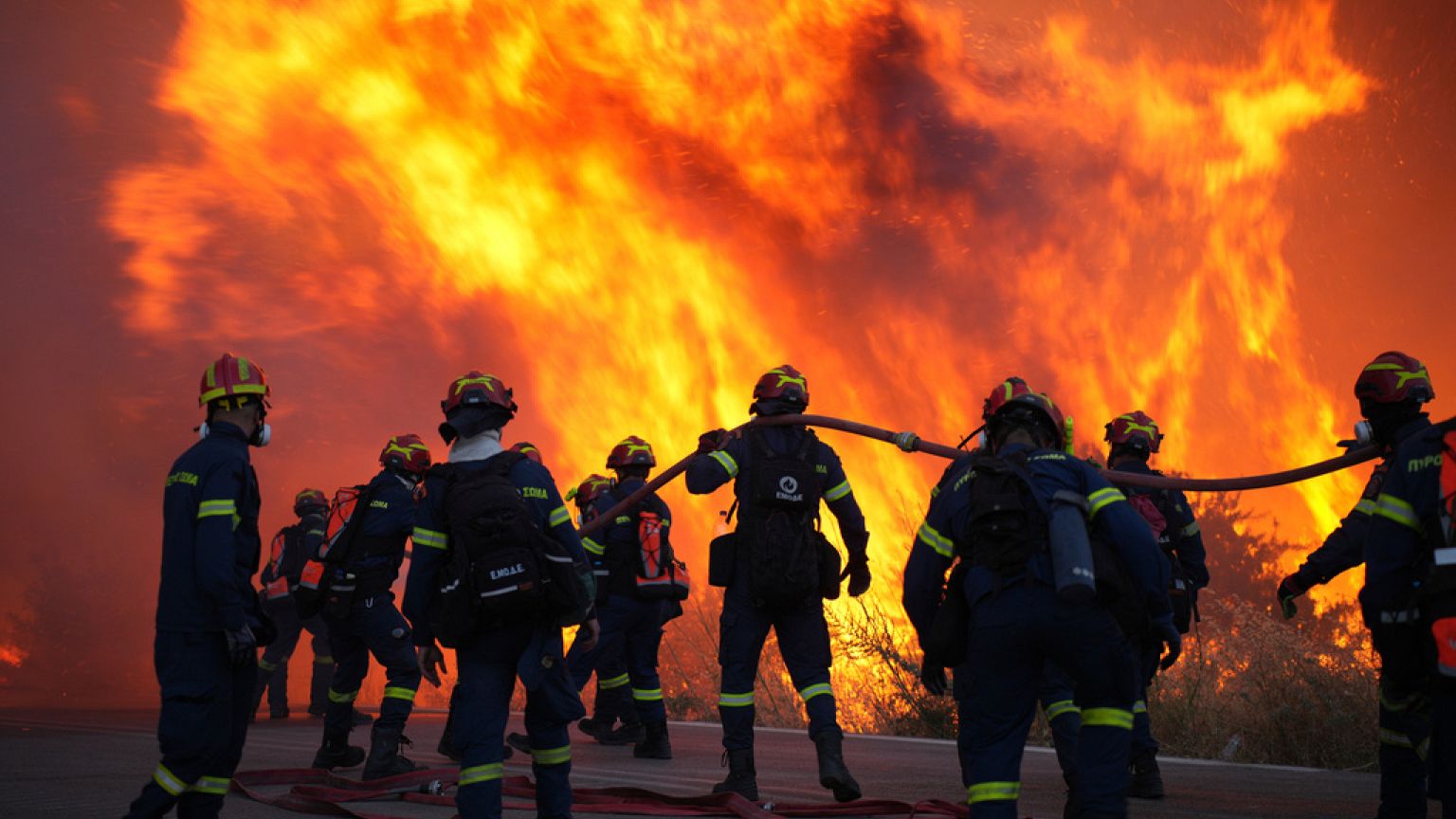 Incendie à Chios : bataille titanesque des forces de lutte contre l ...