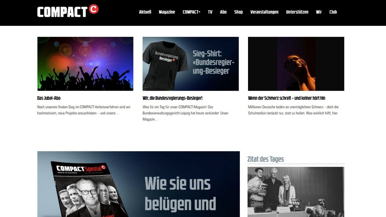 German court rules government ban on far-right Compact magazine not ...