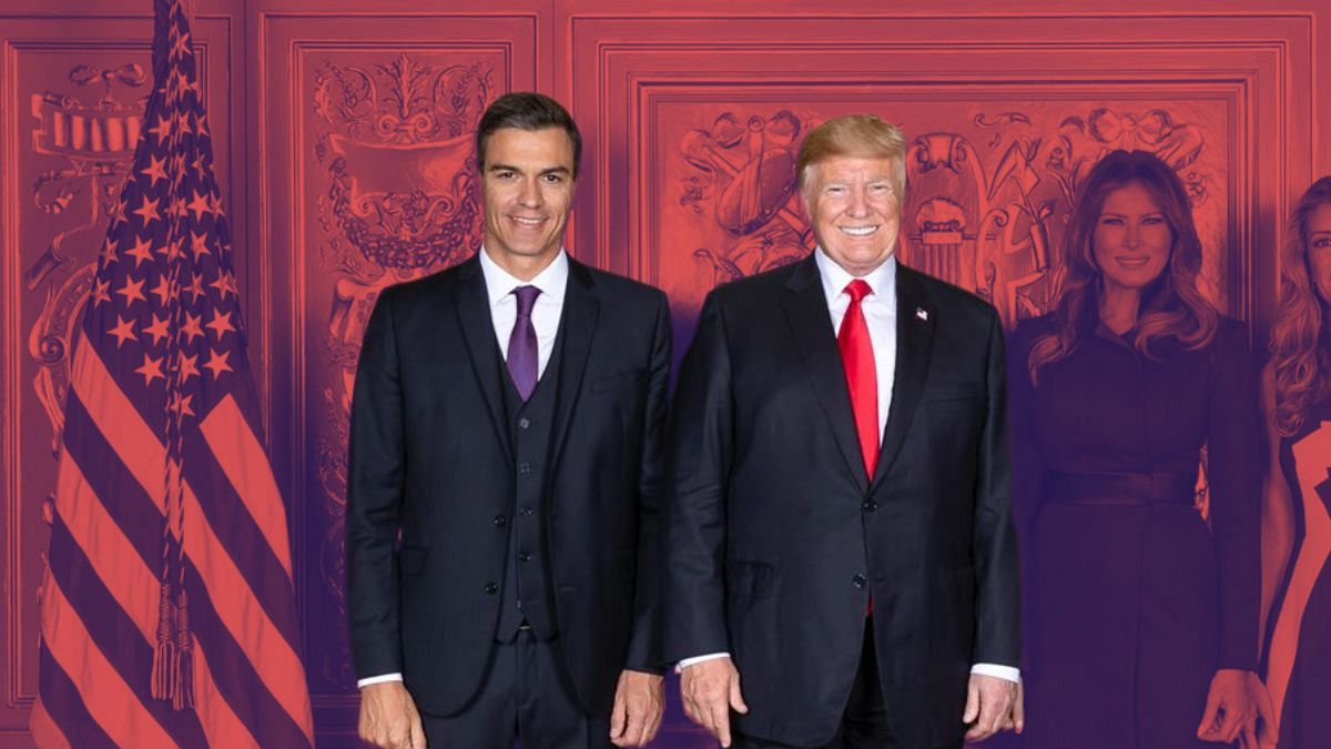 Pedro Sánchez y Donald Trump: una relación institucional de 3 años ...