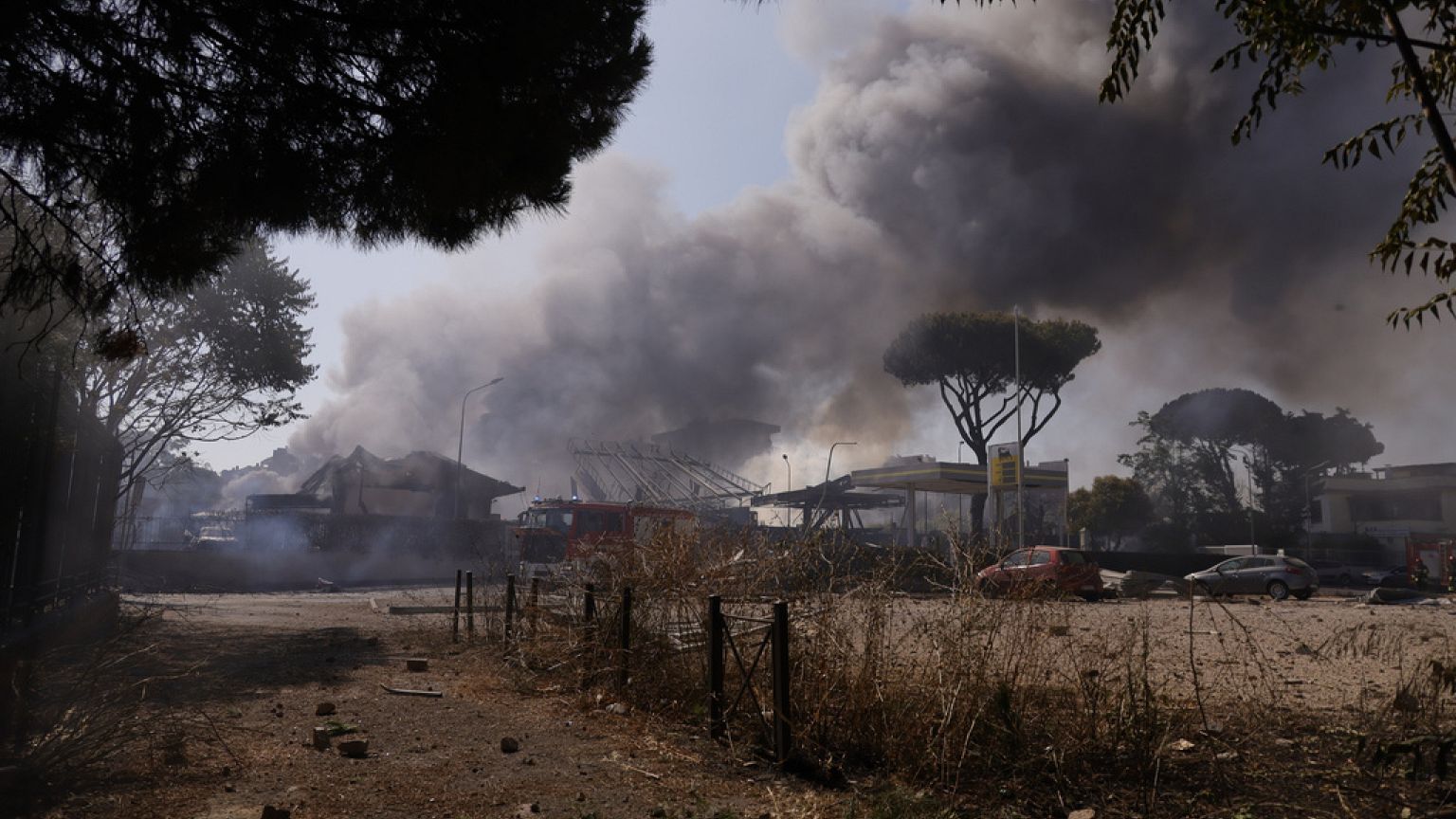 Explosion d'une station-service à Rome : au moins 29 blessés | Euronews