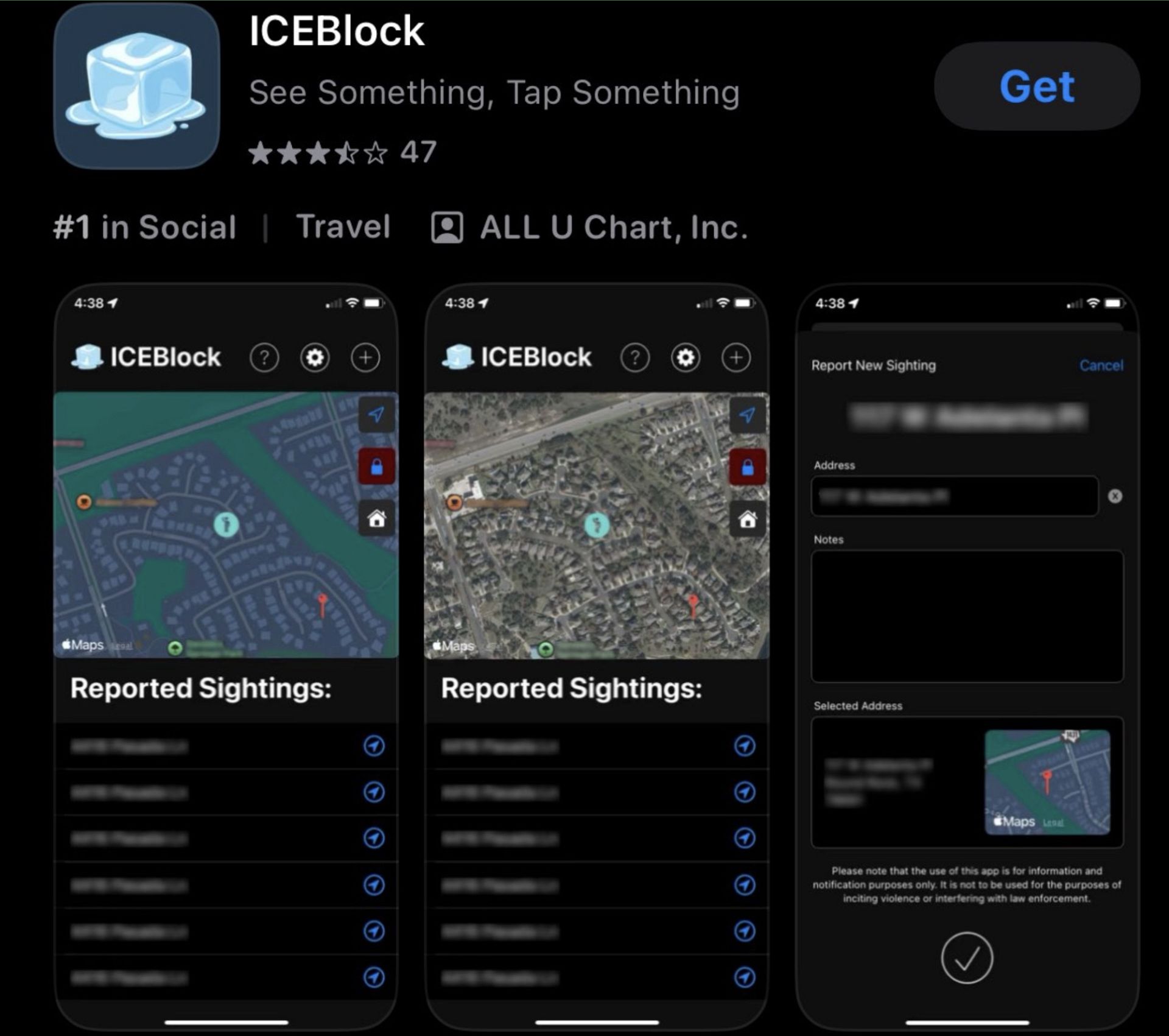 IceBlock : une app de plus en plus populaire qui traque les agents d ...