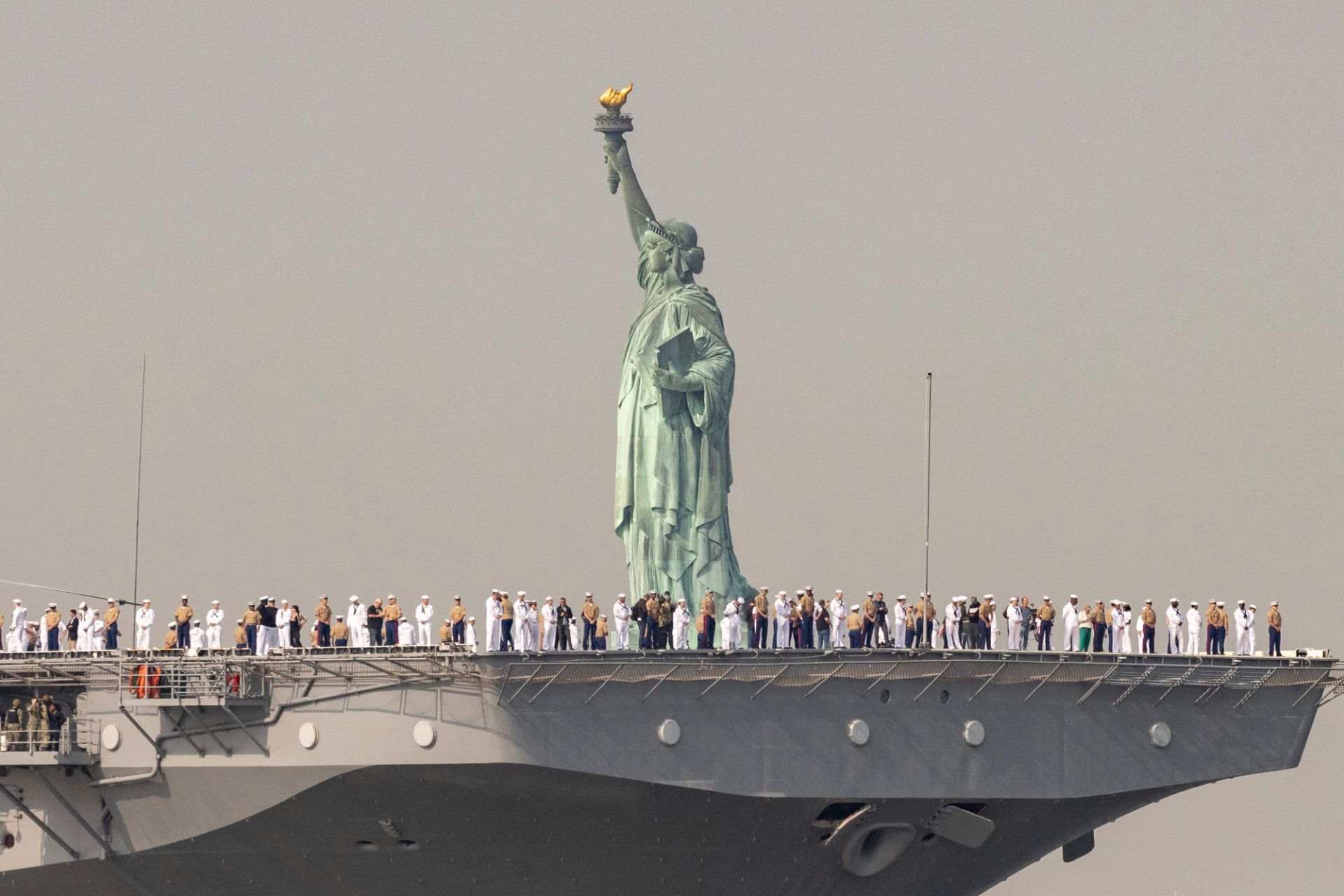 France's Lady Liberty artwork goes viral as a new Statue of Liberty ...