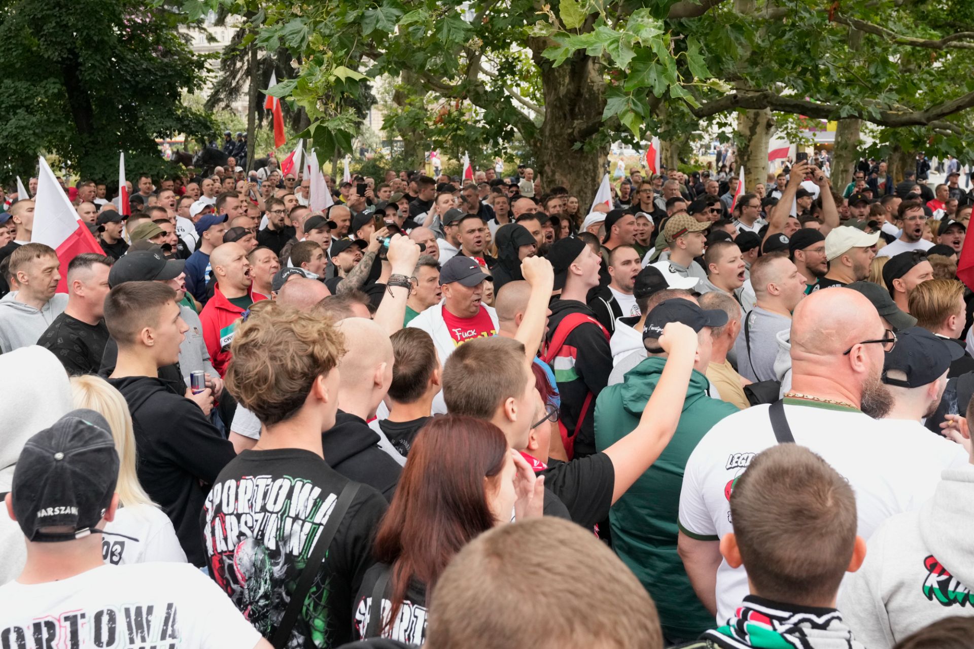 Anti-immigration demonstrations take place in more than 80 cities ...