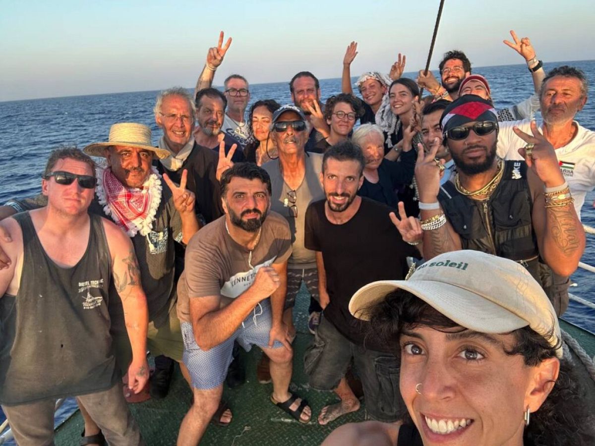 Israel intercepts Gaza-bound activist ship carrying humanitarian aid ...