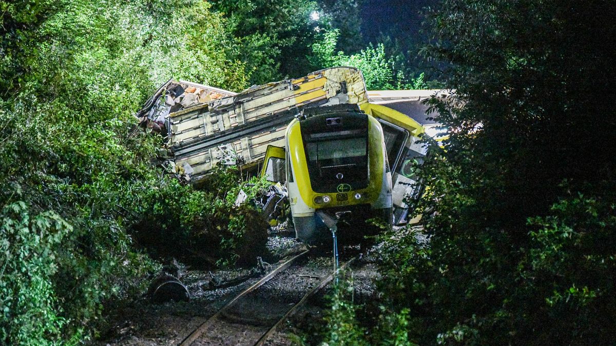 Landslide caused deadly train crash in Biberach, German police say ...