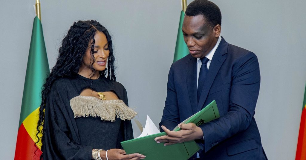 U.S singer Ciara gets Benin citizenship under new slave descendent law