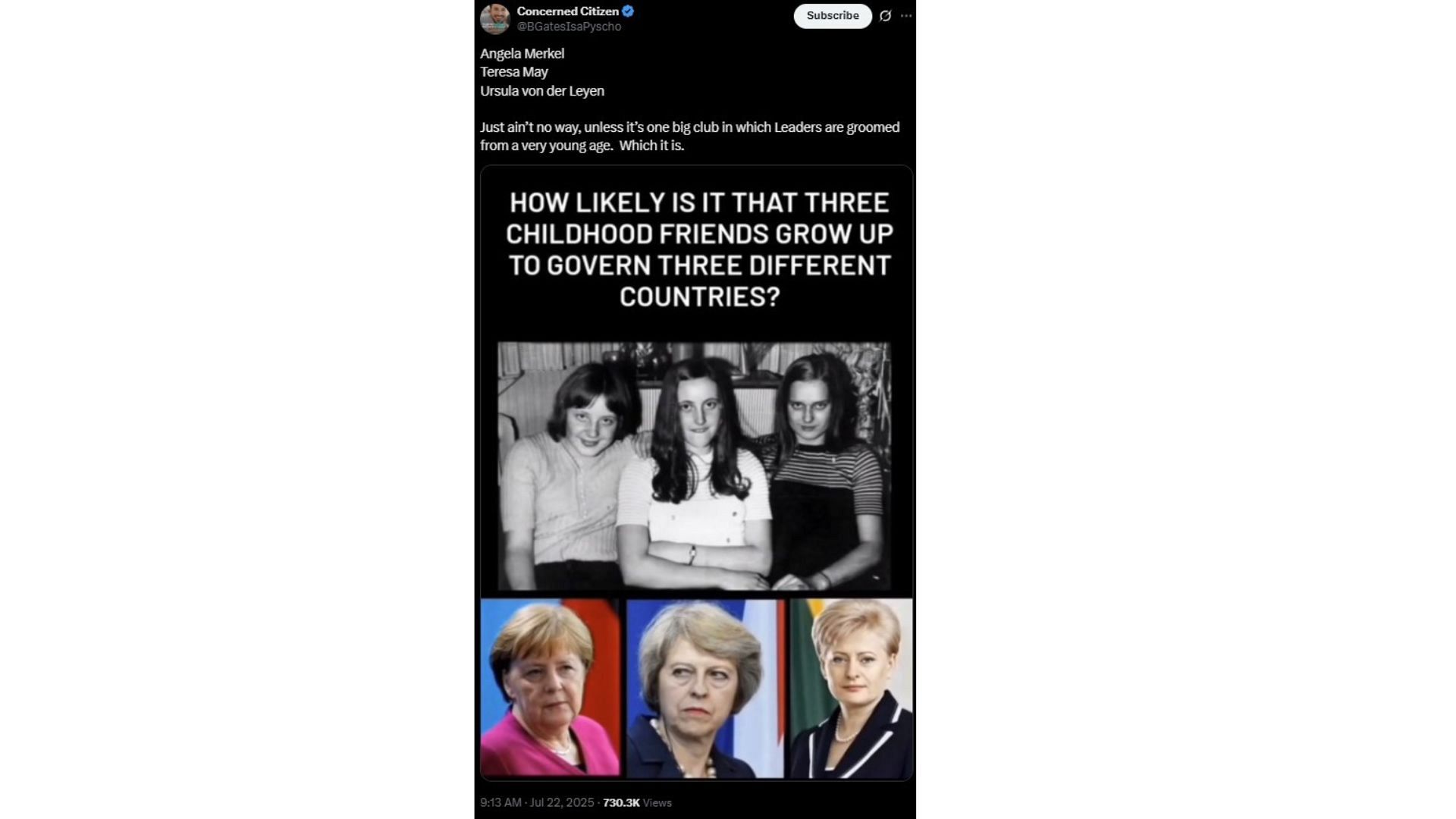 Viral photo of young Angela Merkel is real but the future 'world ...