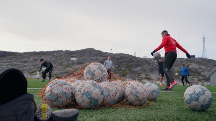 Frozen out: Greenland kicks off football's shortest season after ...