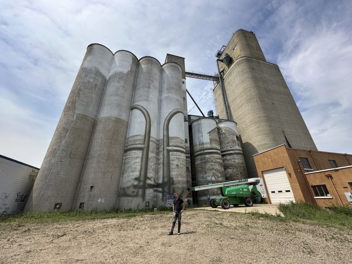 Meet the Australian artist bringing new life to a grain silo in rural ...