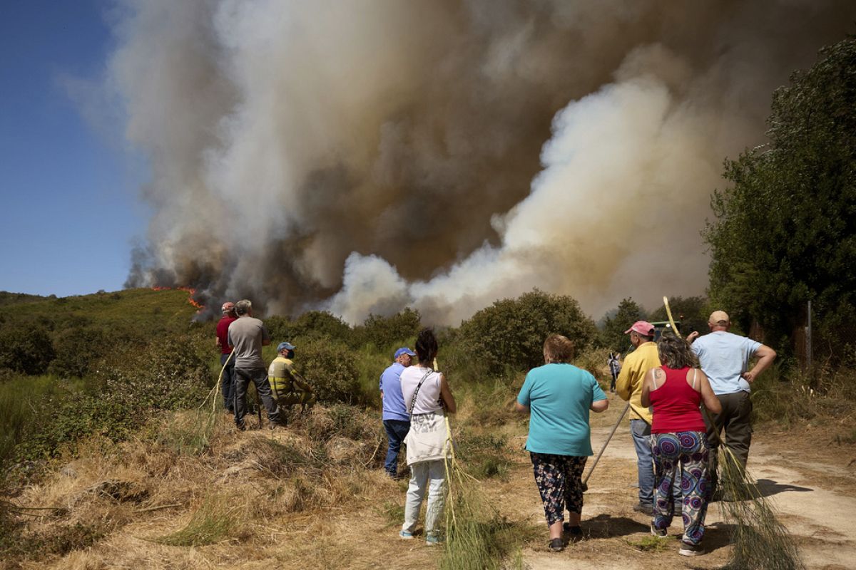 Spain battles record fires despite end of heatwave bringing cooler ...