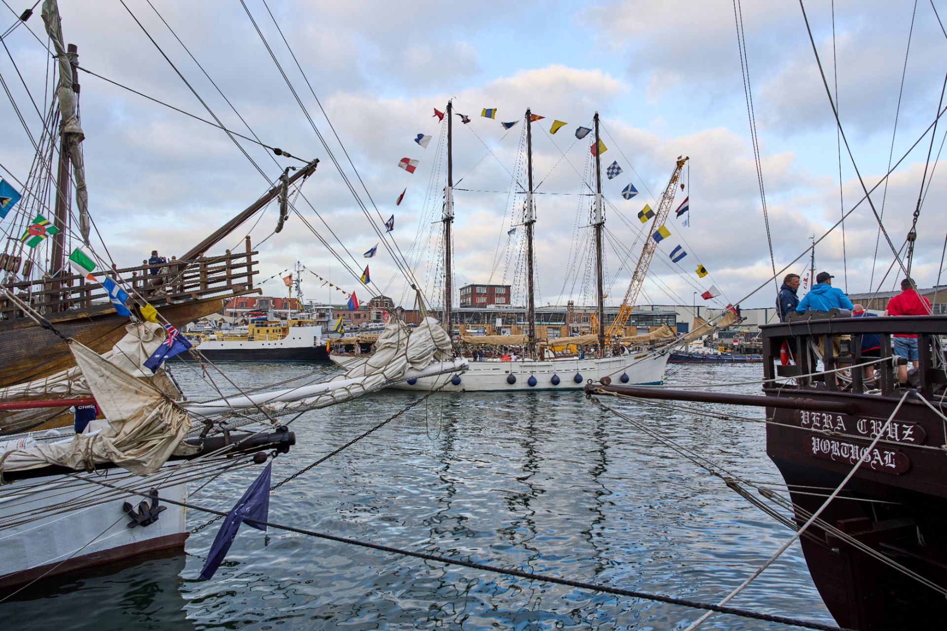 Historic tall ships arrive in Amsterdam for tenth edition of maritime ...