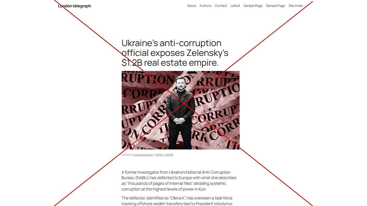 Zelenskyy once again hit with false property empire allegations | Euronews