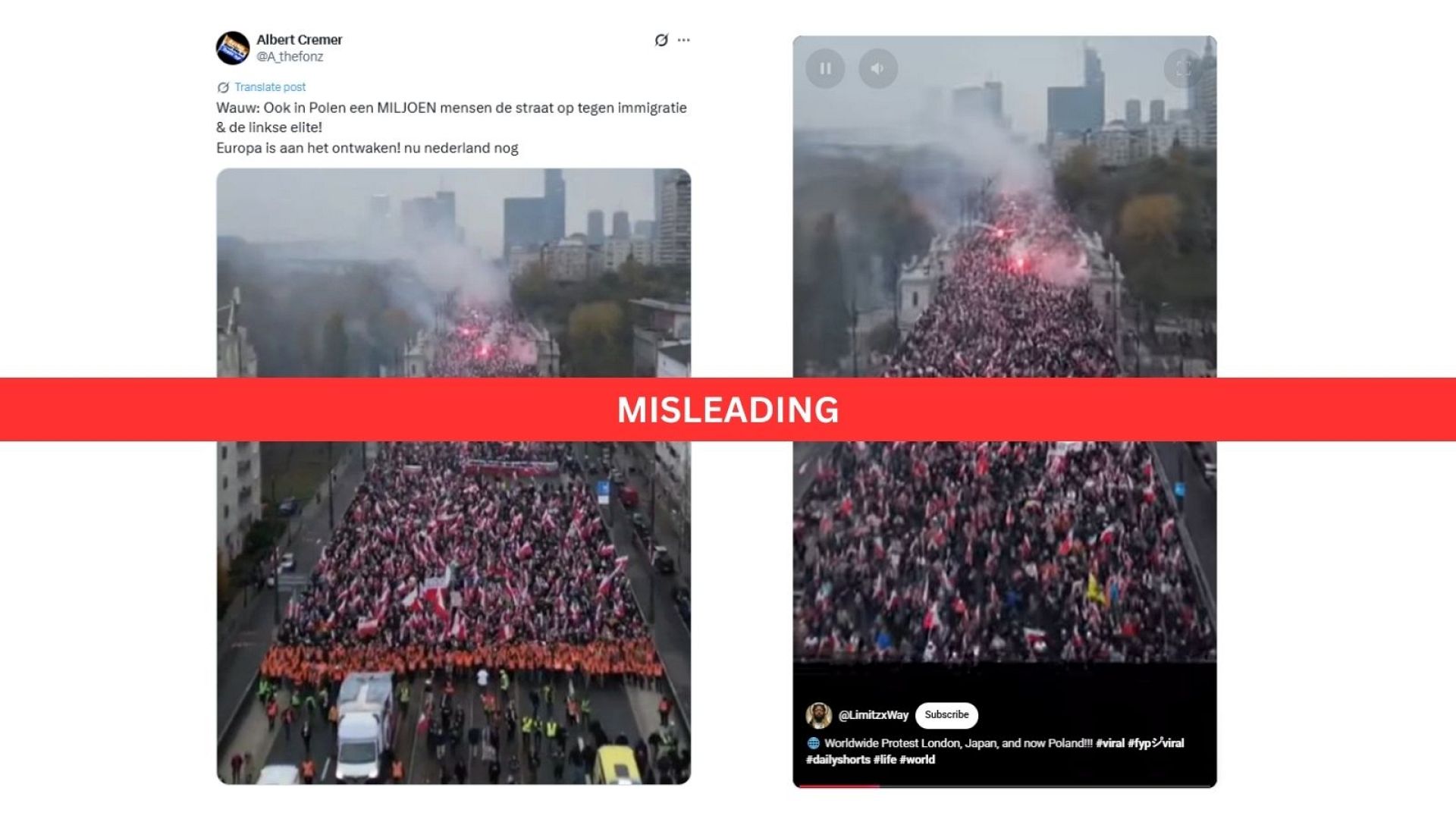 Unrelated and AI-generated images used to suggest far-right protests ...