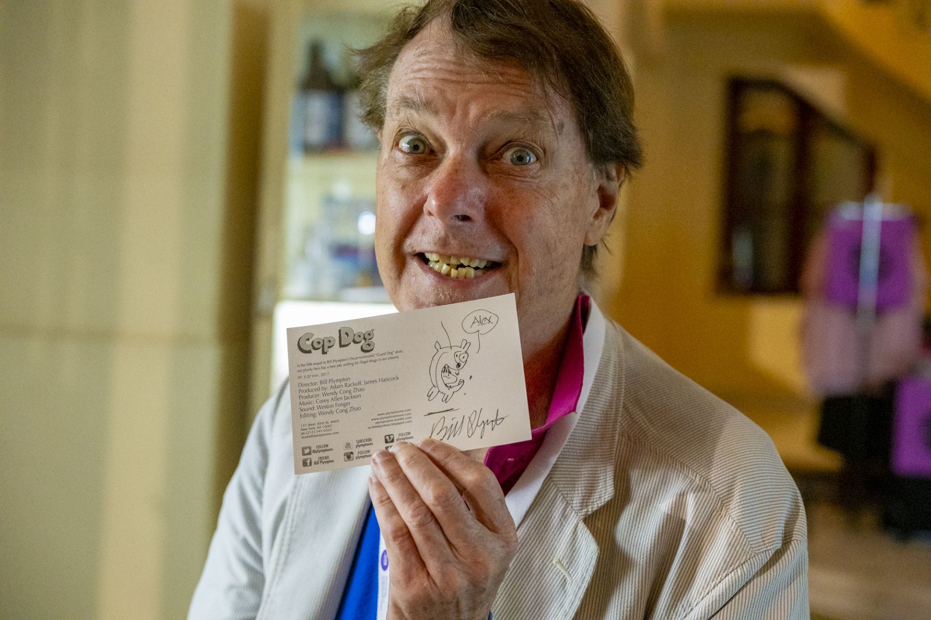 Bill Plympton: «Θέλω τα σχέδια στα animation που κάνω, να μοιάζουν με ...