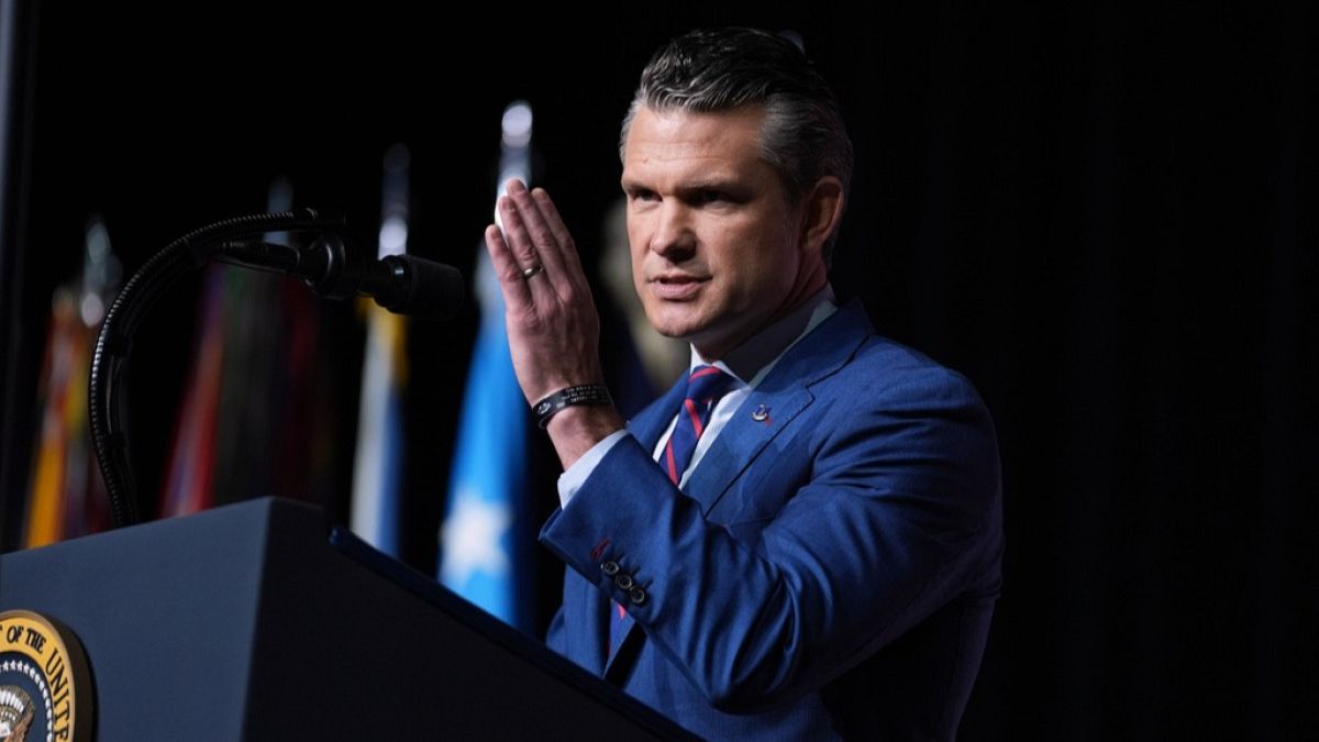 Trump and Hegseth declare end of 'politically correct' leadership in US military | Euronews