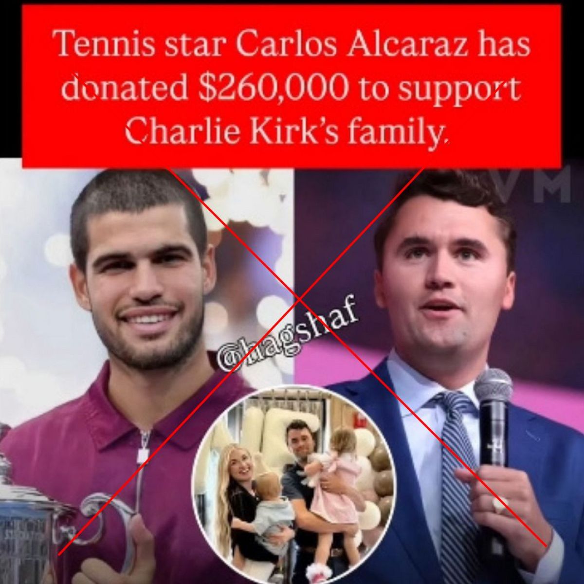 Did Carlos Alcaraz dedicate an empty seat and golden plaque to Charlie ...