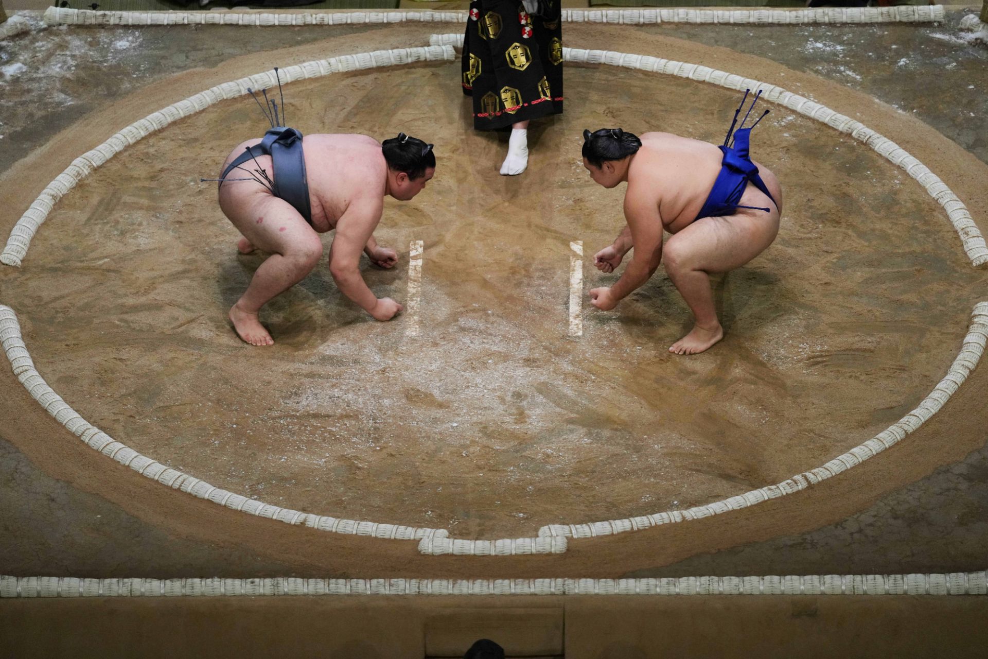 En images : le sumo japonais revient à Londres pour la première fois depuis plus de 30 ans ...