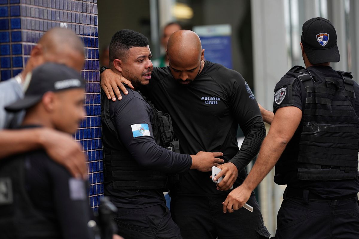 Brazil police raid on Rio drug trafficking gang leaves at least 64 ...