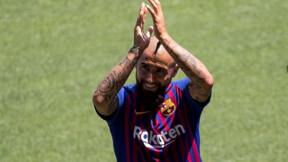 New Barca signing Vidal determined to win three Champions Leagues ...