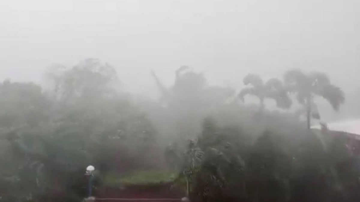 Wind, rain lashes north Philippines as huge typhoon approaches | Euronews