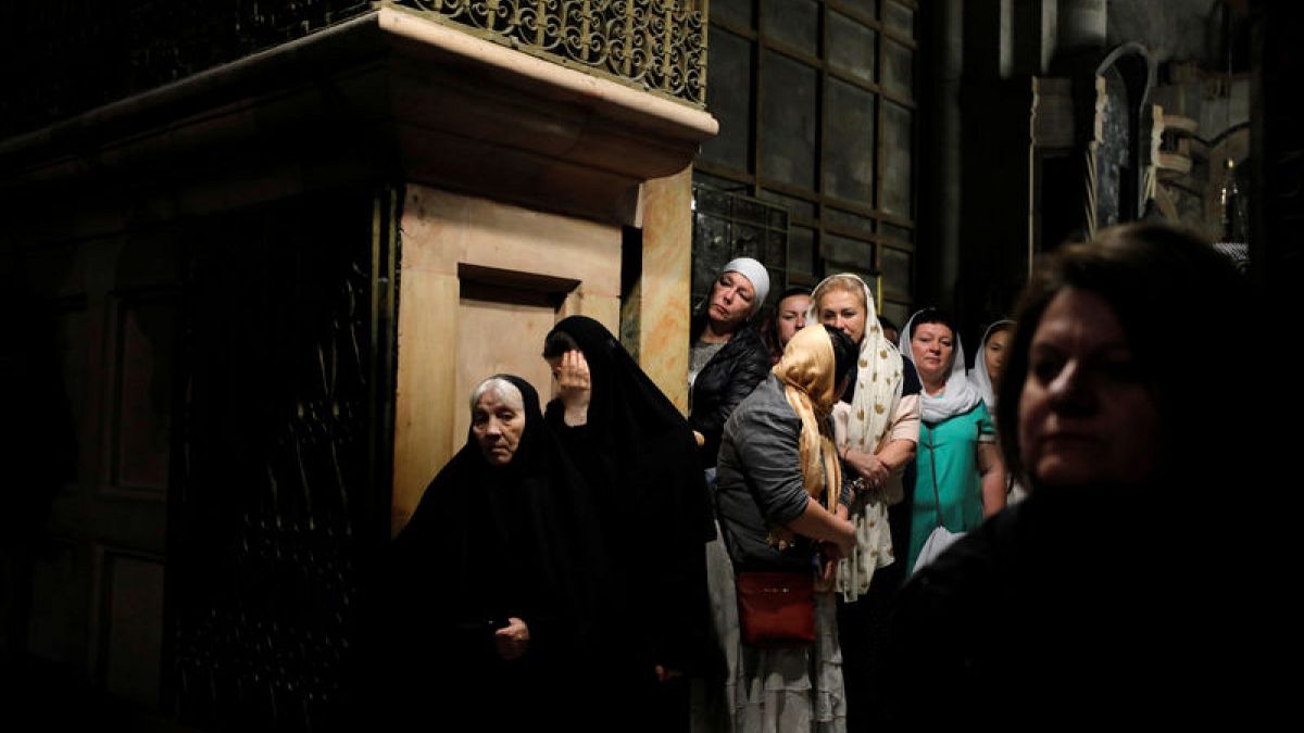 'Walking in the Lord's footsteps' in Jerusalem's Holy Sepulchre | Euronews