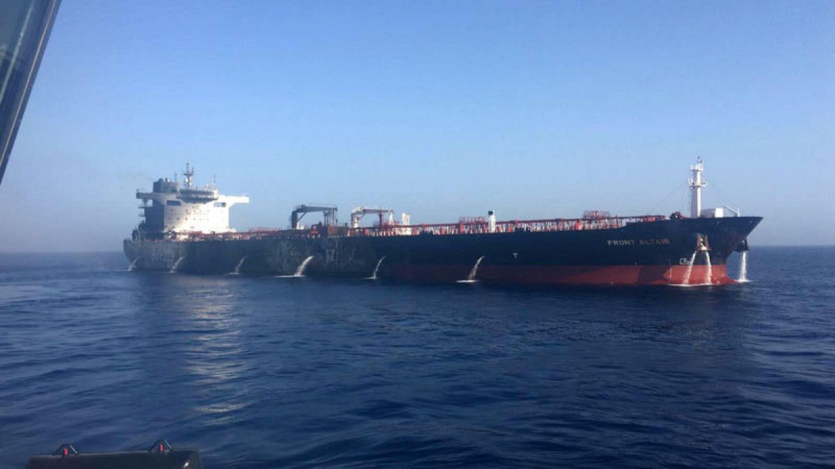 Frontline's blast-hit oil tanker seen back in operation in fourth ...