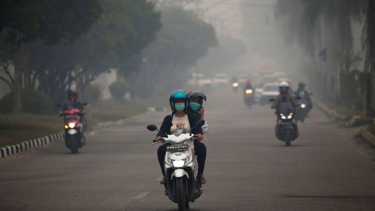 'Dangerous' air pollution in Indonesia's Borneo leads to school ...