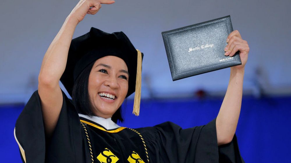 Retired Olympic skater Kwan unscathed after auto collision | Euronews