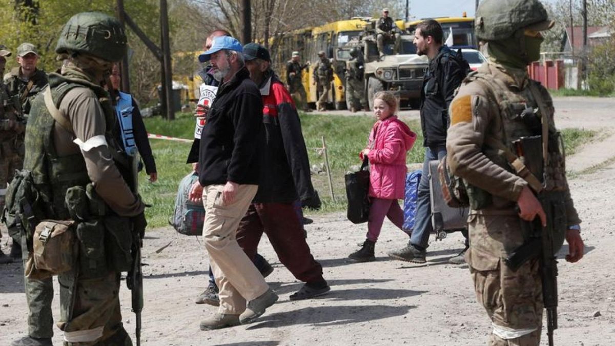 Exclusive-Civilians flee Azovstal bunkers in evacuation led by U.N ...
