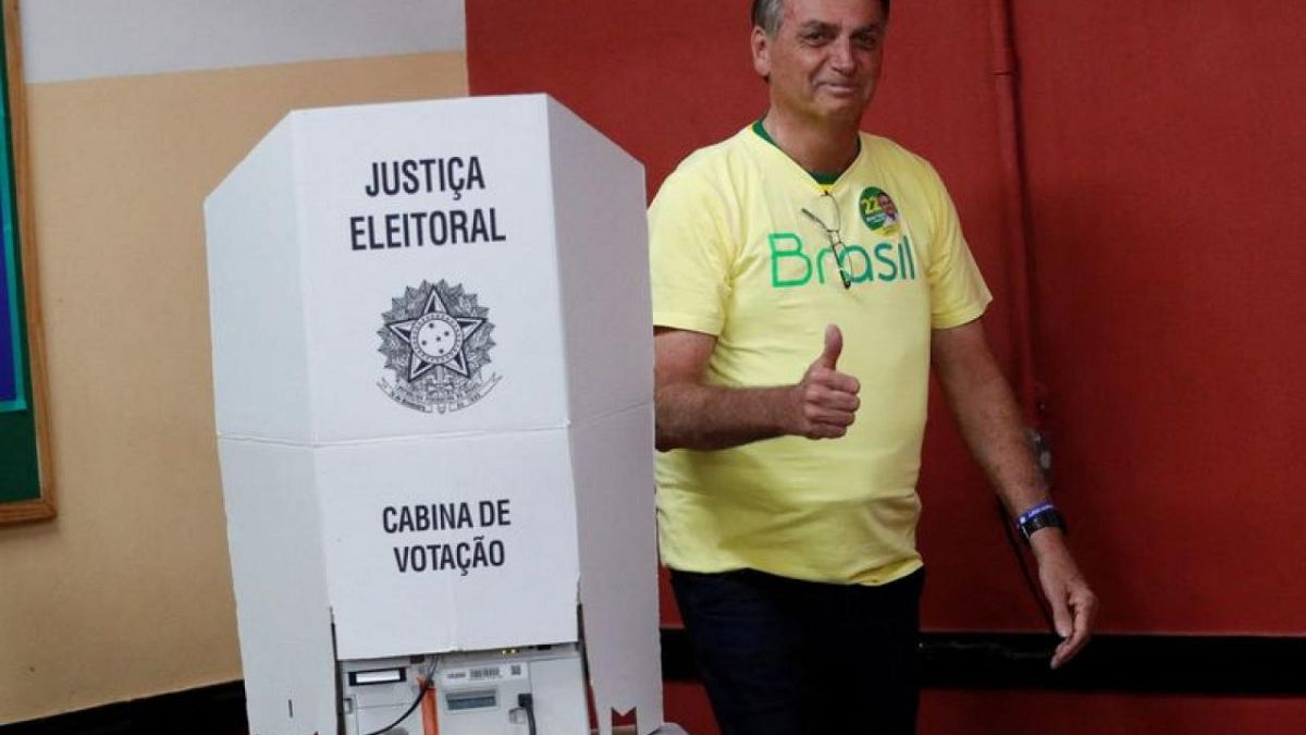 Bolsonaro takes lead in initial vote count of Brazil election | Euronews