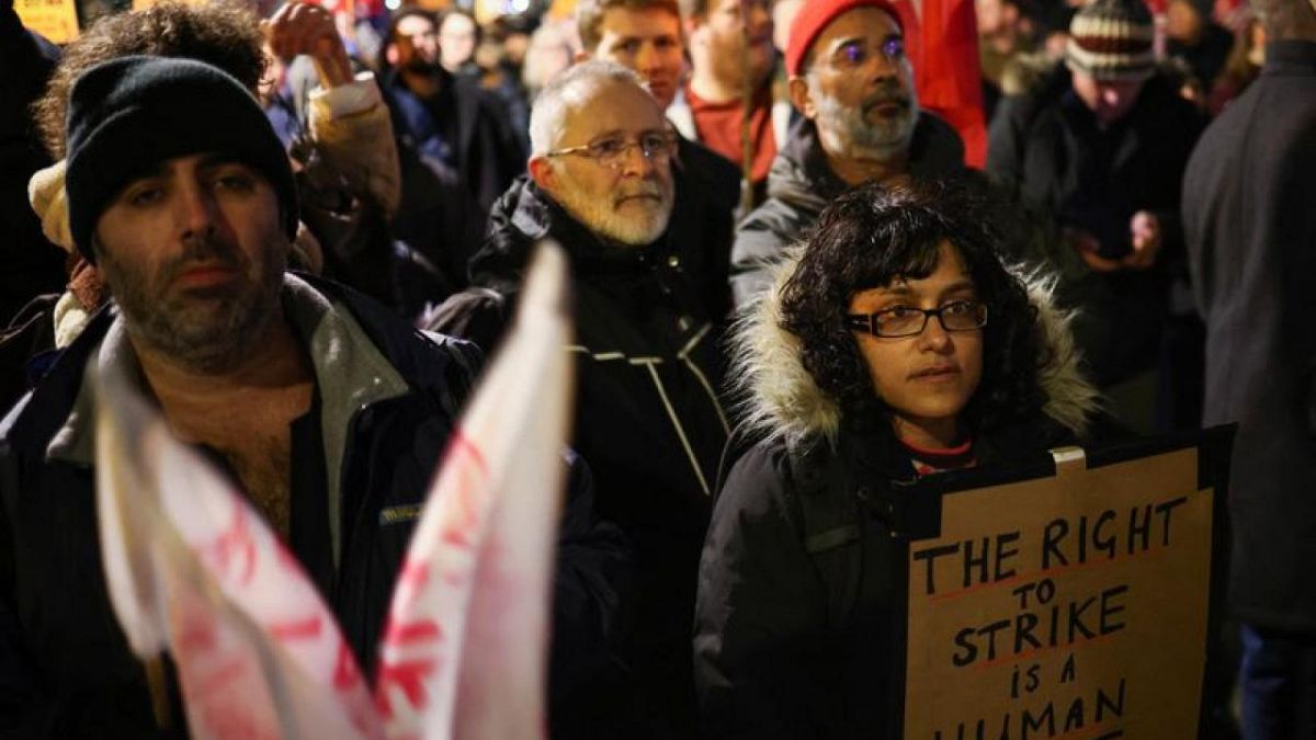 UK's teachers and civil servants join mass strike on 'Walkout Wednesday ...