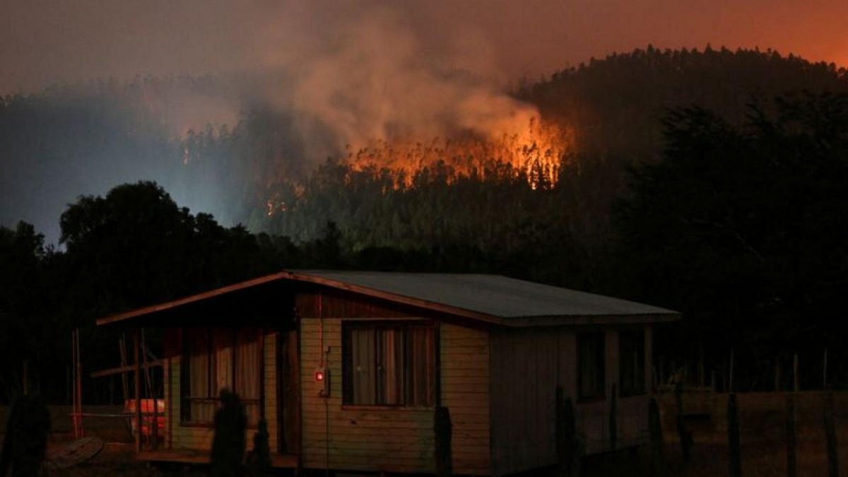 At least 24 dead in Chile as wildfires spread, driving many to flee for ...